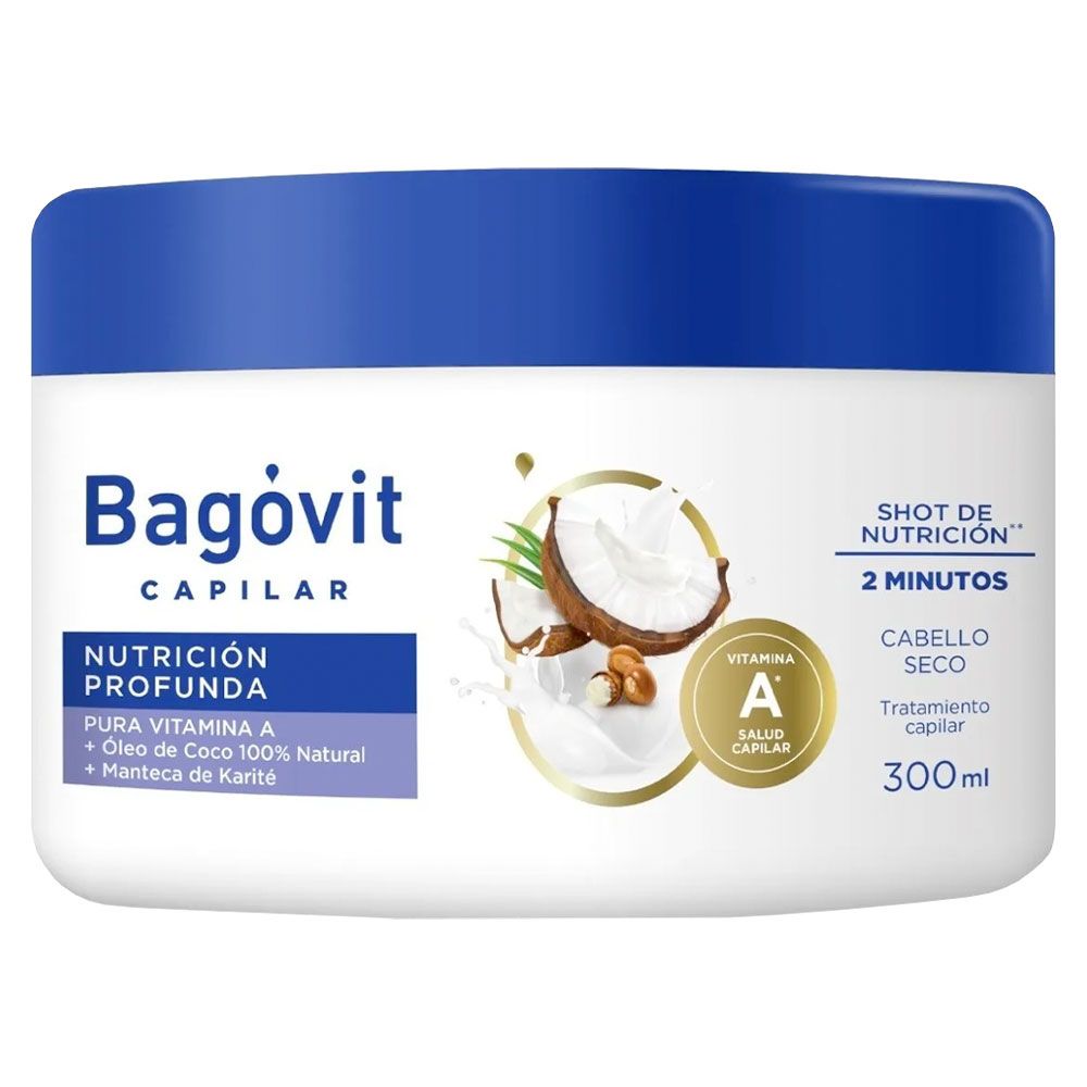 Bagóvit capilar nutrición profunda máscara para cabello seco x 300ml ...