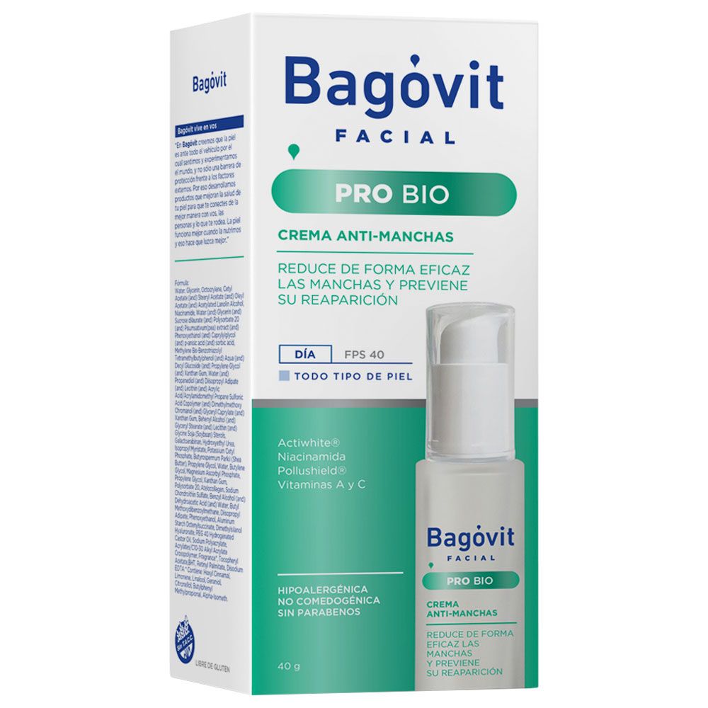 Bagóvit facial pro bio crema antimanchas x 50ml - Farmacia Leloir - Tu ...