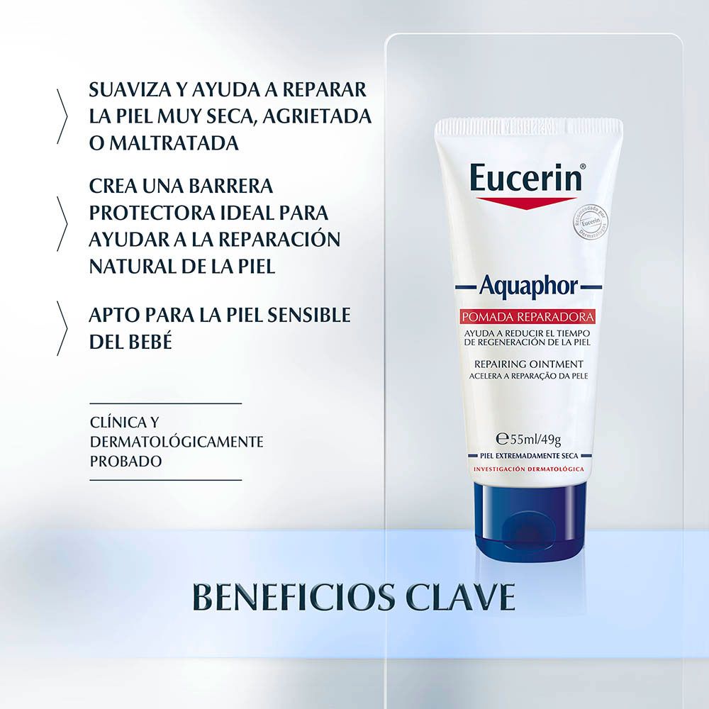 Eucerin Aquaphor Pomada Reparadora X 55ml - Farmacia Leloir - Tu farmacia online las 24hs