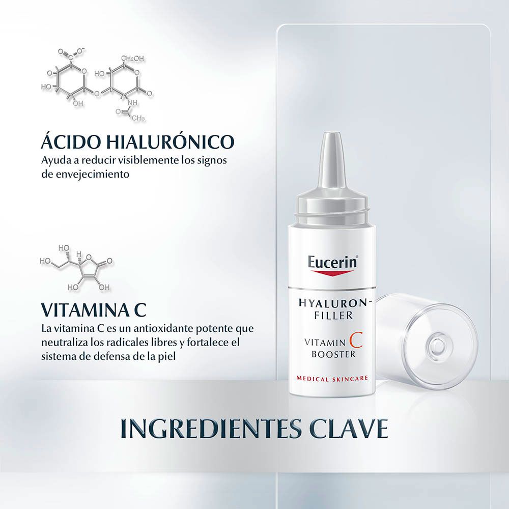 Eucerin hyaluron filler vitamin c booster serum facial antiedad x 8ml ...