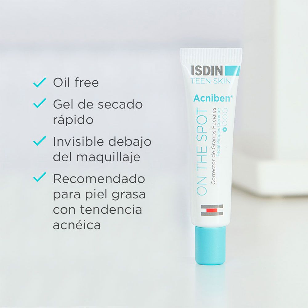 Acniben Teen Skin On The Spot Gel Secante Corrector De Granos Faciales