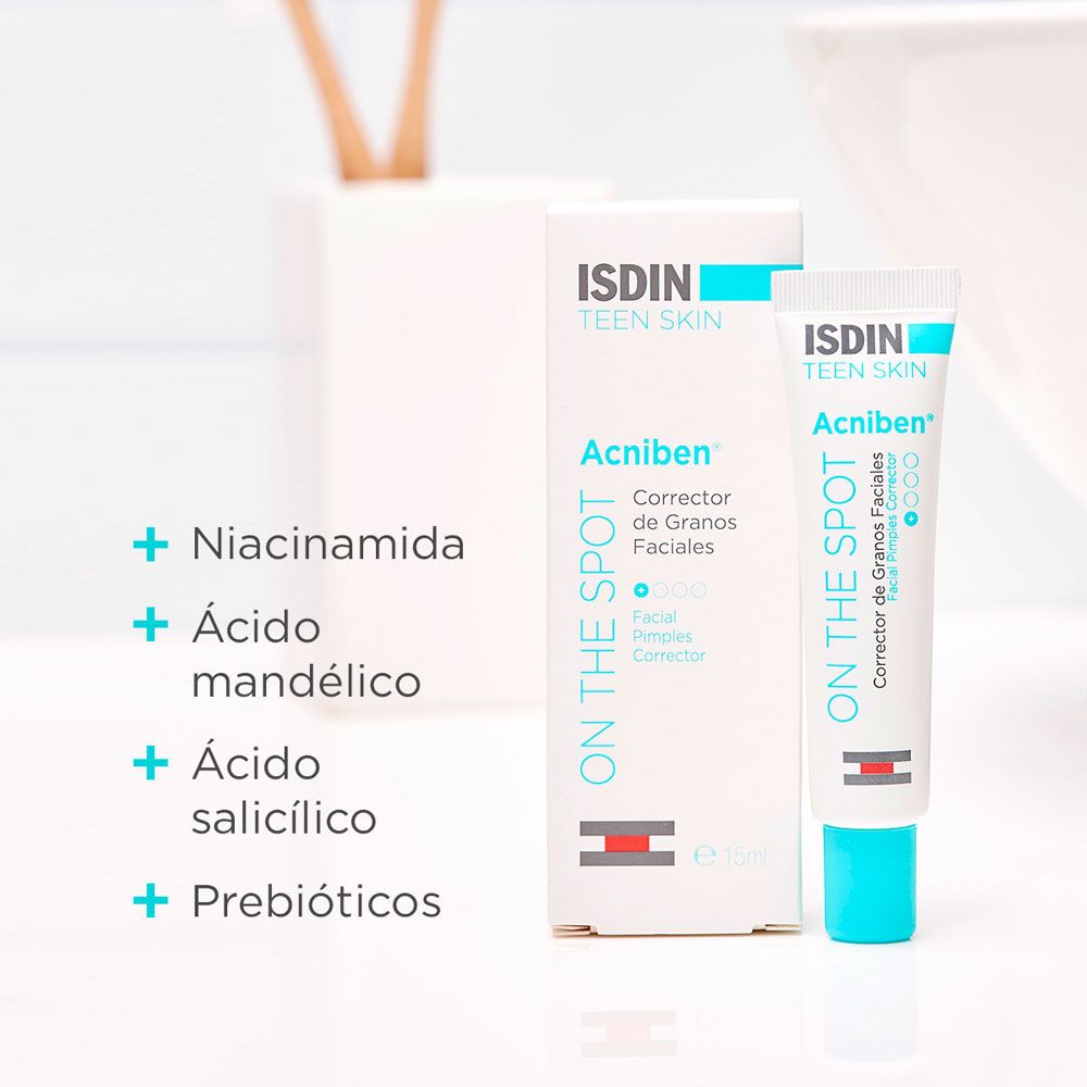 Acniben Teen Skin On The Spot Gel Secante Corrector De Granos Faciales