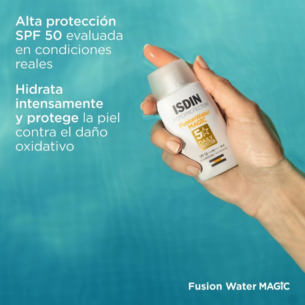 [eliminado] Fotoprotector Isdin Spf50 Fusion Water Magic 5 Stars ...
