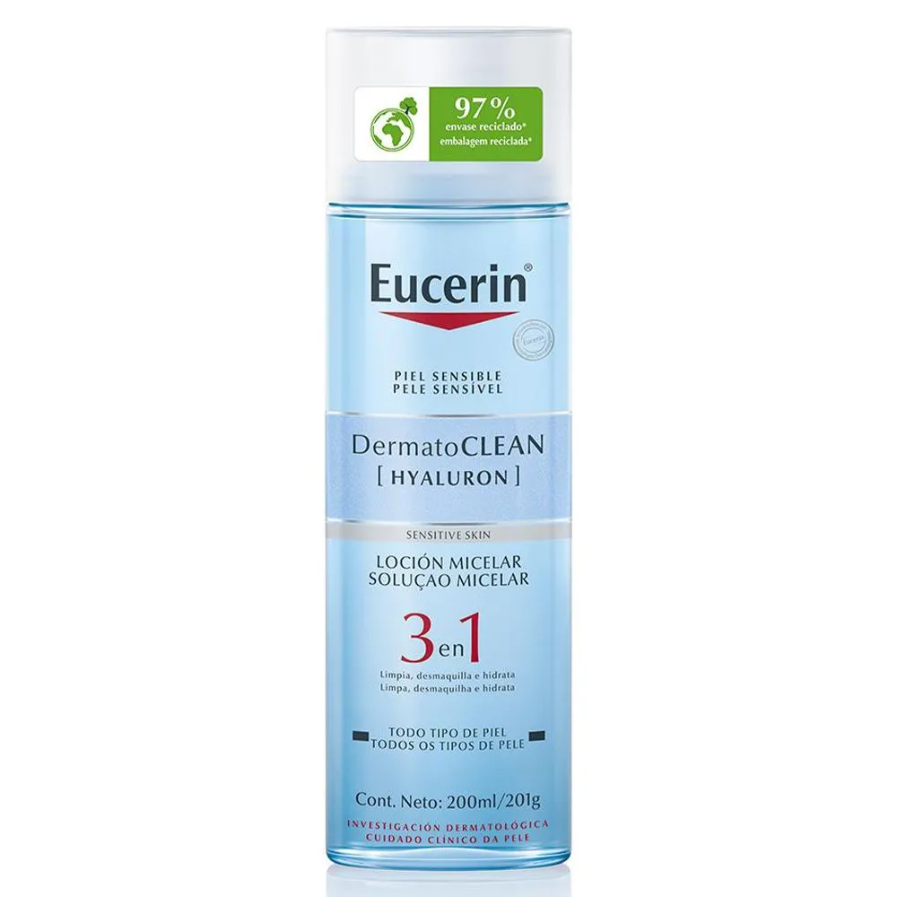 Eucerin Dermatoclean Hyaluron Loción Micelar 3 En 1 Limpiadora Facial X ...