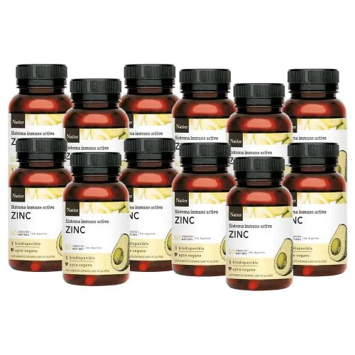Pack 12 Natier Zinc Puro Concentrado X 50 Cápsulas - Sistema Inmune ...