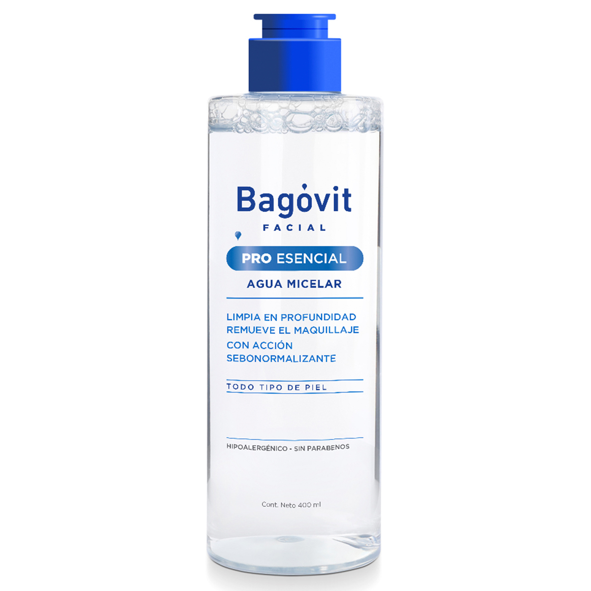 Bagovit Facial Pro Esencial Agua Micelar Desmaquillante X 400ml ...