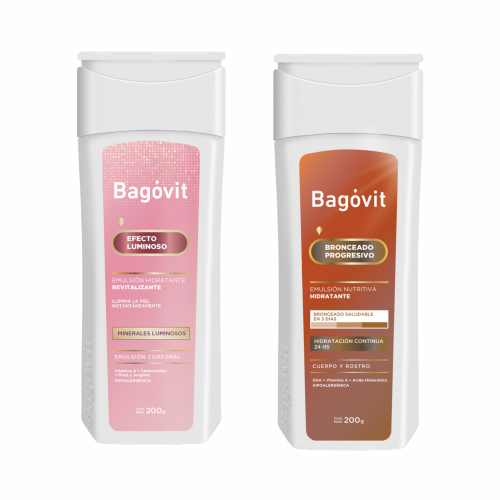 Combo Bagovit Hidratación Y Bronceado Efecto Luminoso - Farmacia Leloir ...
