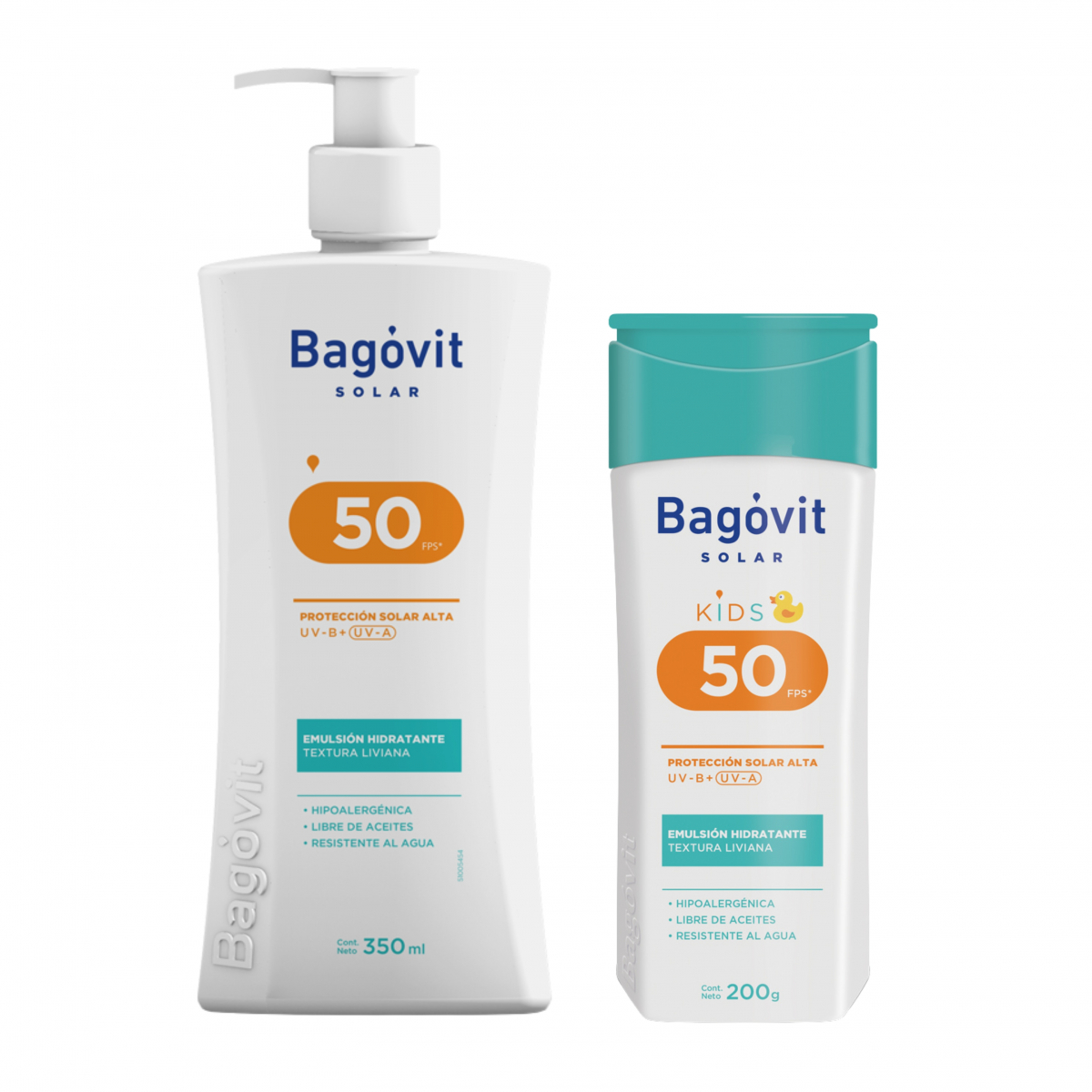 Combo Bagovit Solar Fps50 Emulsión Adultos Y Niños - Farmacia Leloir ...