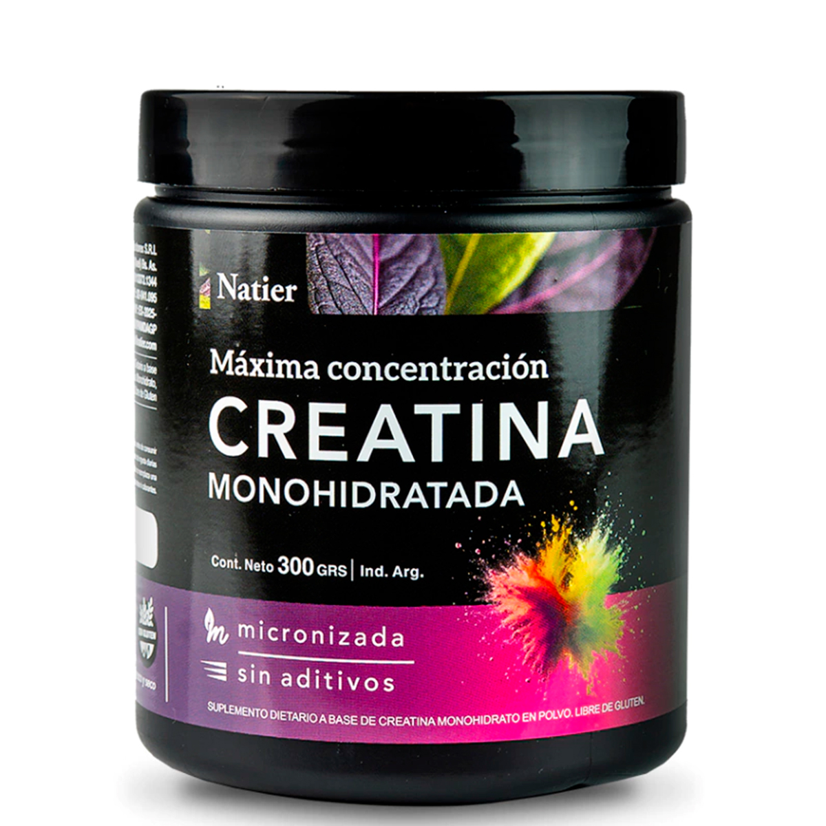 Natier Creatina Monohidratada Micronizada Suplemento X 300 Gramos ...