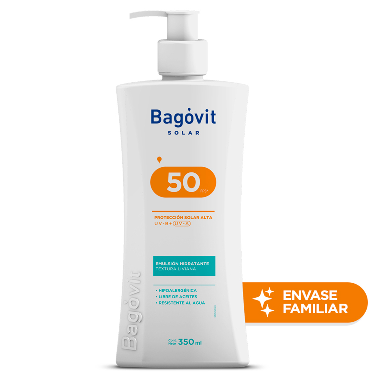 Bagovit Solar Fps50 Emulsión Hidtratante X 350 Gramos - Farmacia Leloir ...