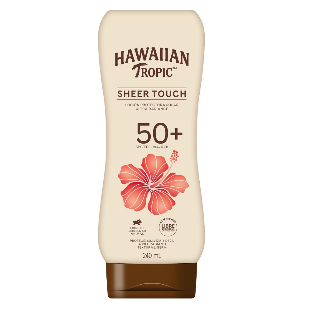 Hawaiian Tropic Sheer Touch Ultra Radiance Loción Protectora Solar ...