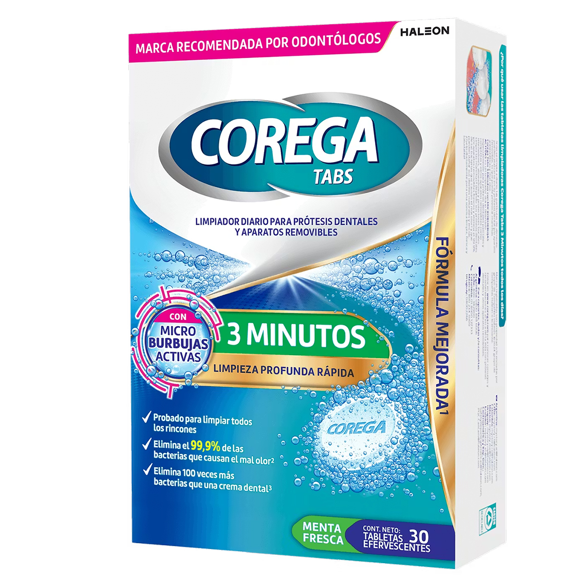Corega Tabs X 30 Tabletas Efervescentes - Farmacia Leloir - Tu farmacia ...