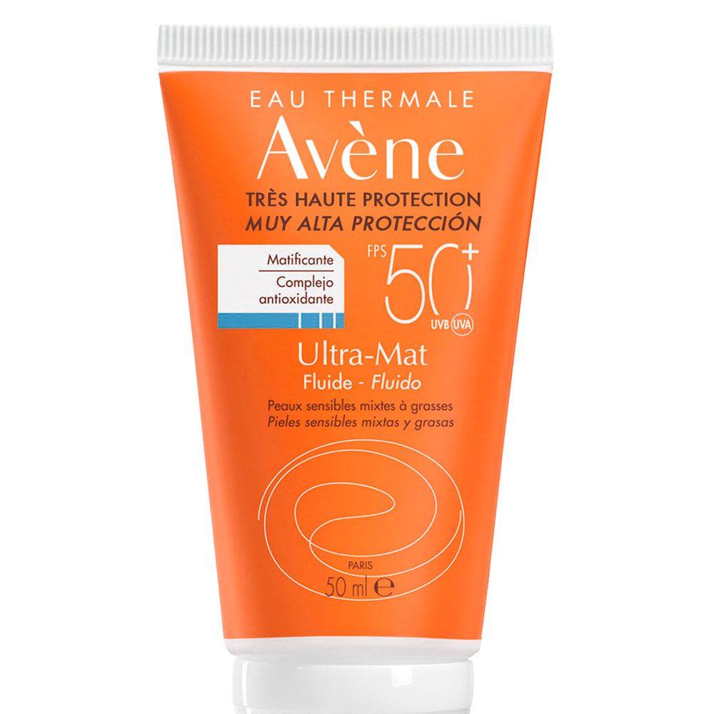 Avene protector solar spf50+ ultra mat fluido toque seco x 50ml ...