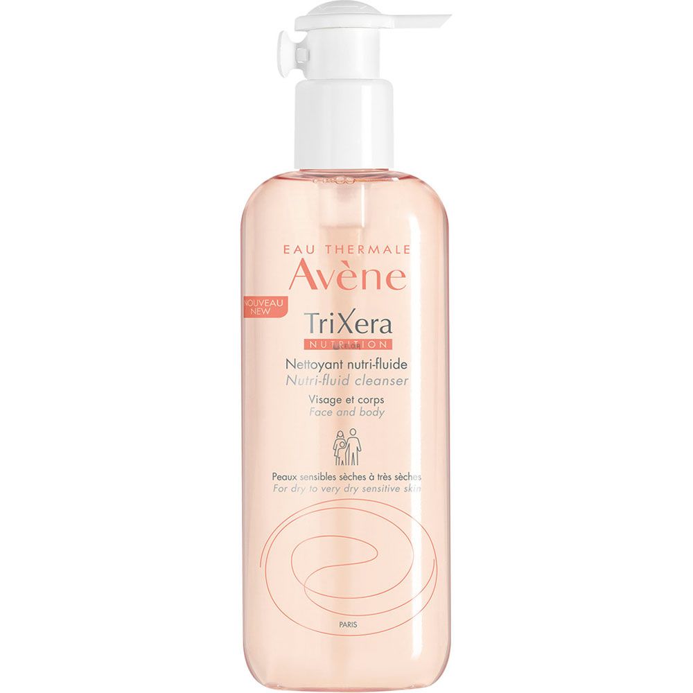 Avene trixera nutrition gel limpiador nutri-fluido x 400ml - Farmacia ...