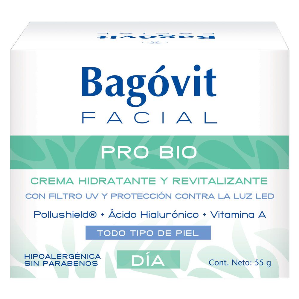 Bagóvit facial pro bio crema hidratante de dí­a para todo tipo de piel ...
