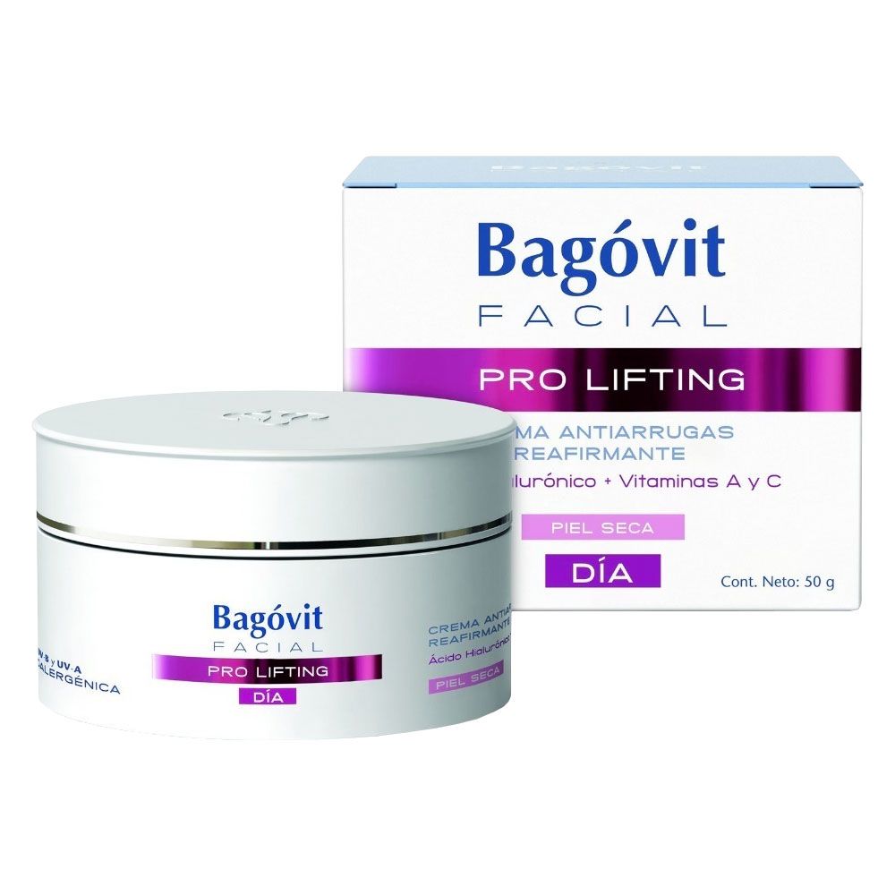 Bagóvit facial pro lifting crema antiage día pieles secas x 50 gramos ...