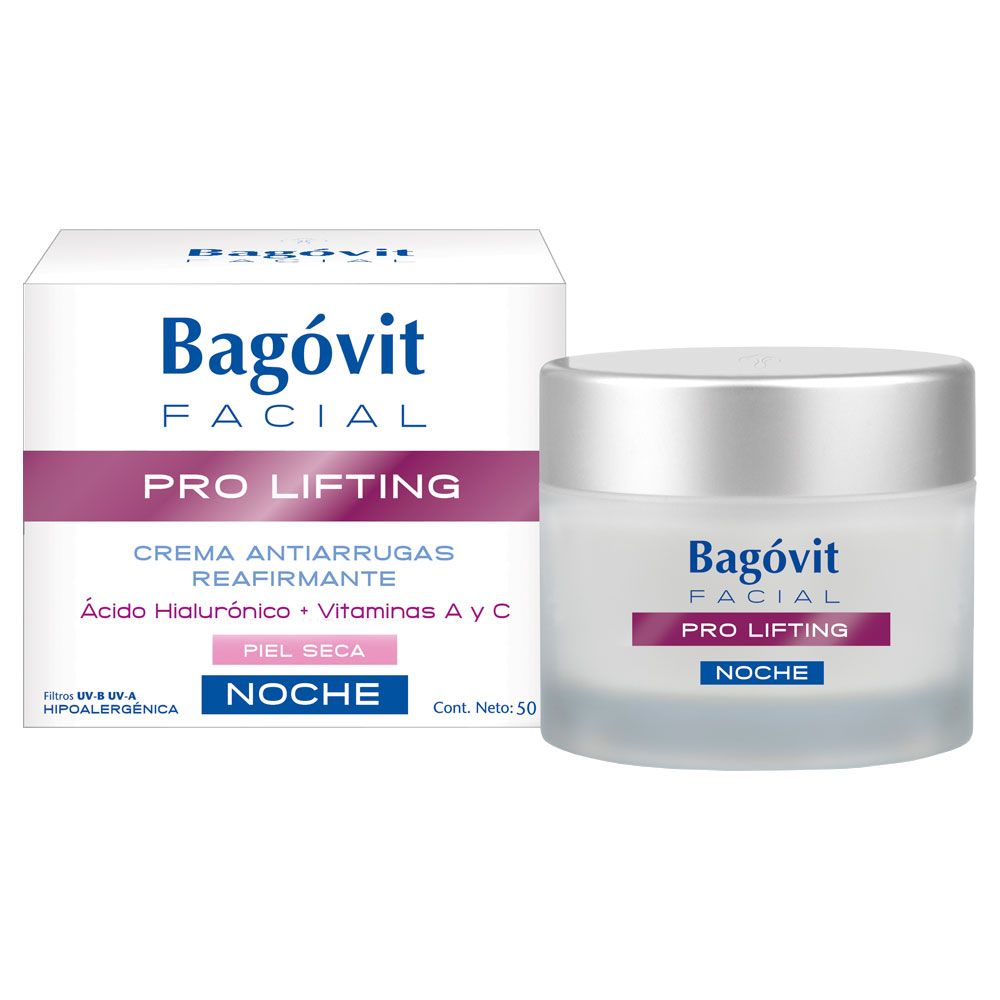 Bagóvit facial pro lifting crema antiage noche x 50 gramos - Farmacia ...