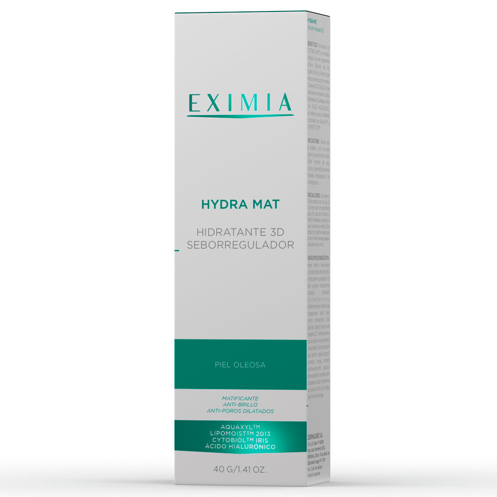 Eximia hydra mat hidratante 3d seborregulador x 40 gramos - Farmacia ...
